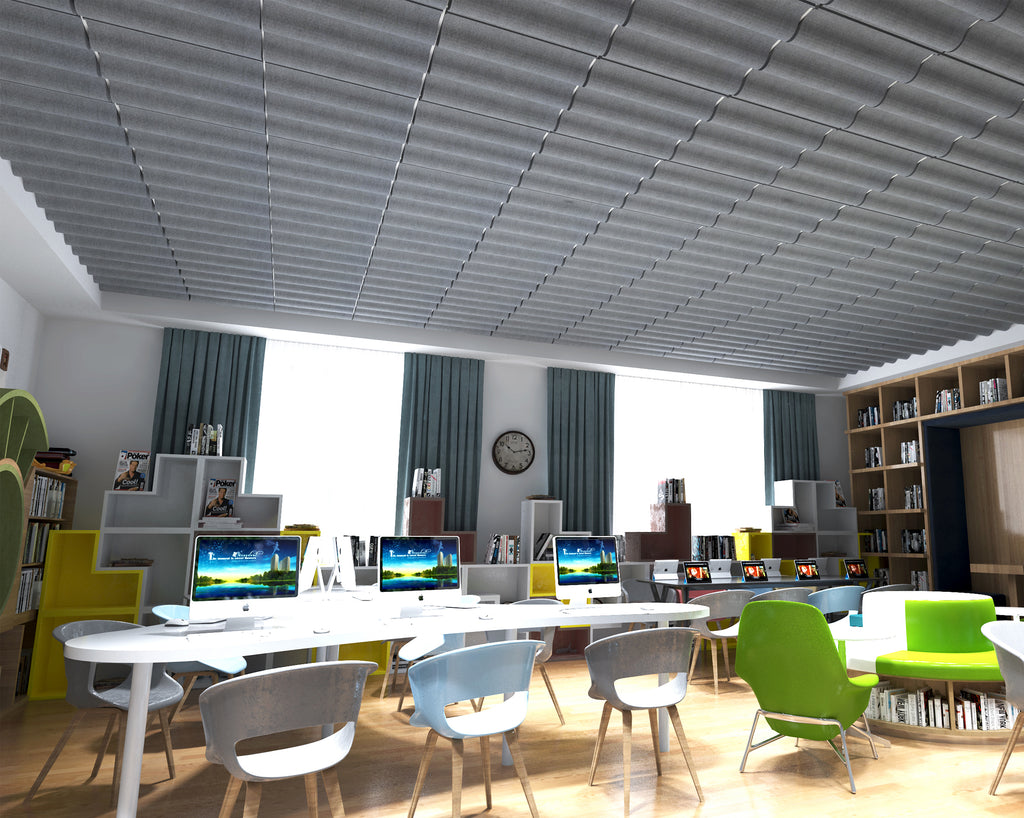 3D Acoustic Ceiling Tiles India | PET Polyester Soundproof Panels – TAP ...