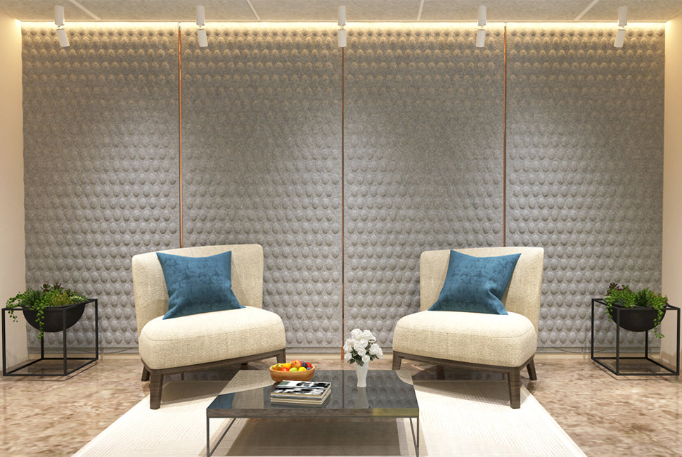 Embossed Acoustic Panels | Decorative & Soundproof Wall Solutions India ...