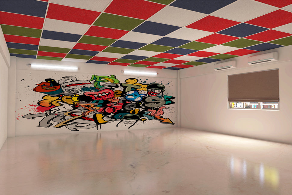 Premium Acoustic Ceiling Grid Tiles India | TAP Acoustics